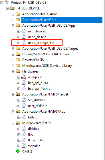 基于stm32的USB虚拟U盘+FATFS+W25Q64_stm32 u盘-CSDN博客