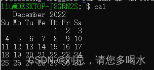 cal命令执行，及报错解决_sudo apt install ncal-CSDN博客
