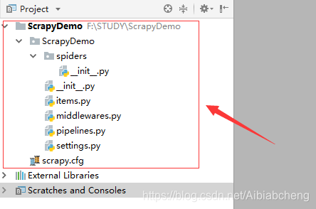 【Python爬虫：Scrapy】 之 PyCharm 搭建Scrapy环境+创建Scrapy项目 实例_pycharm scrapy-CSDN博客