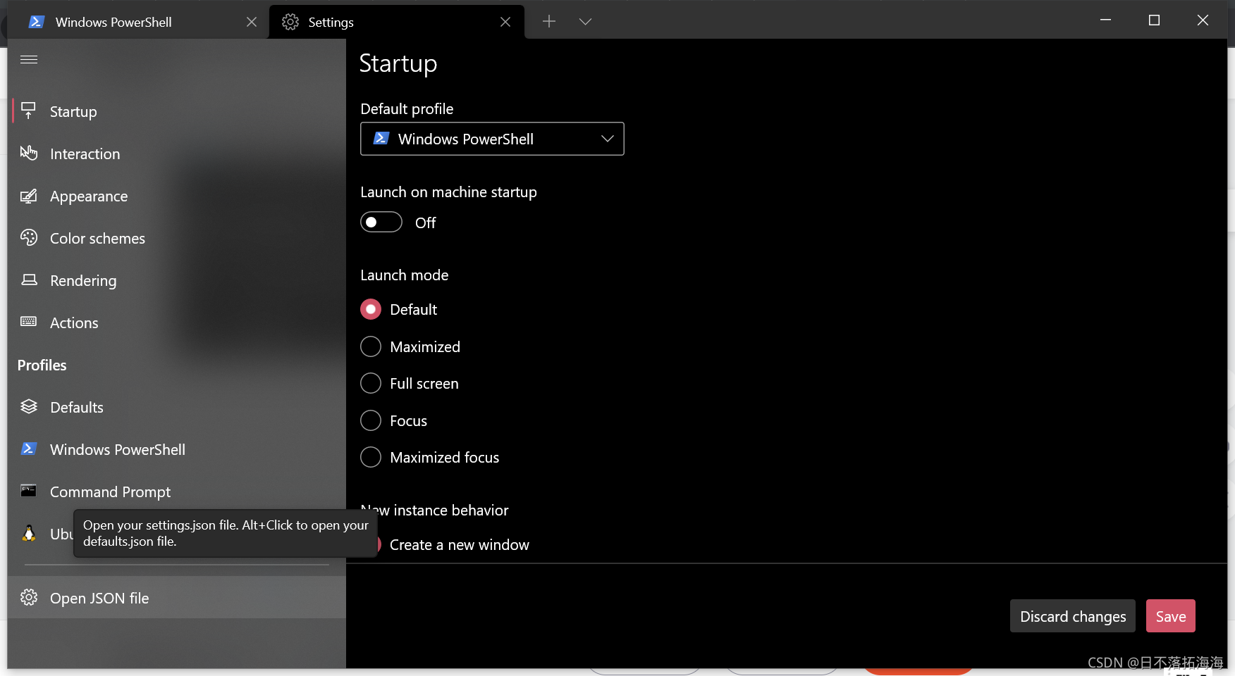 如何修改Windows10 Terminal 下 WSL Ubuntu的默认路径(StartingDirectory)_wsl 设置 ...