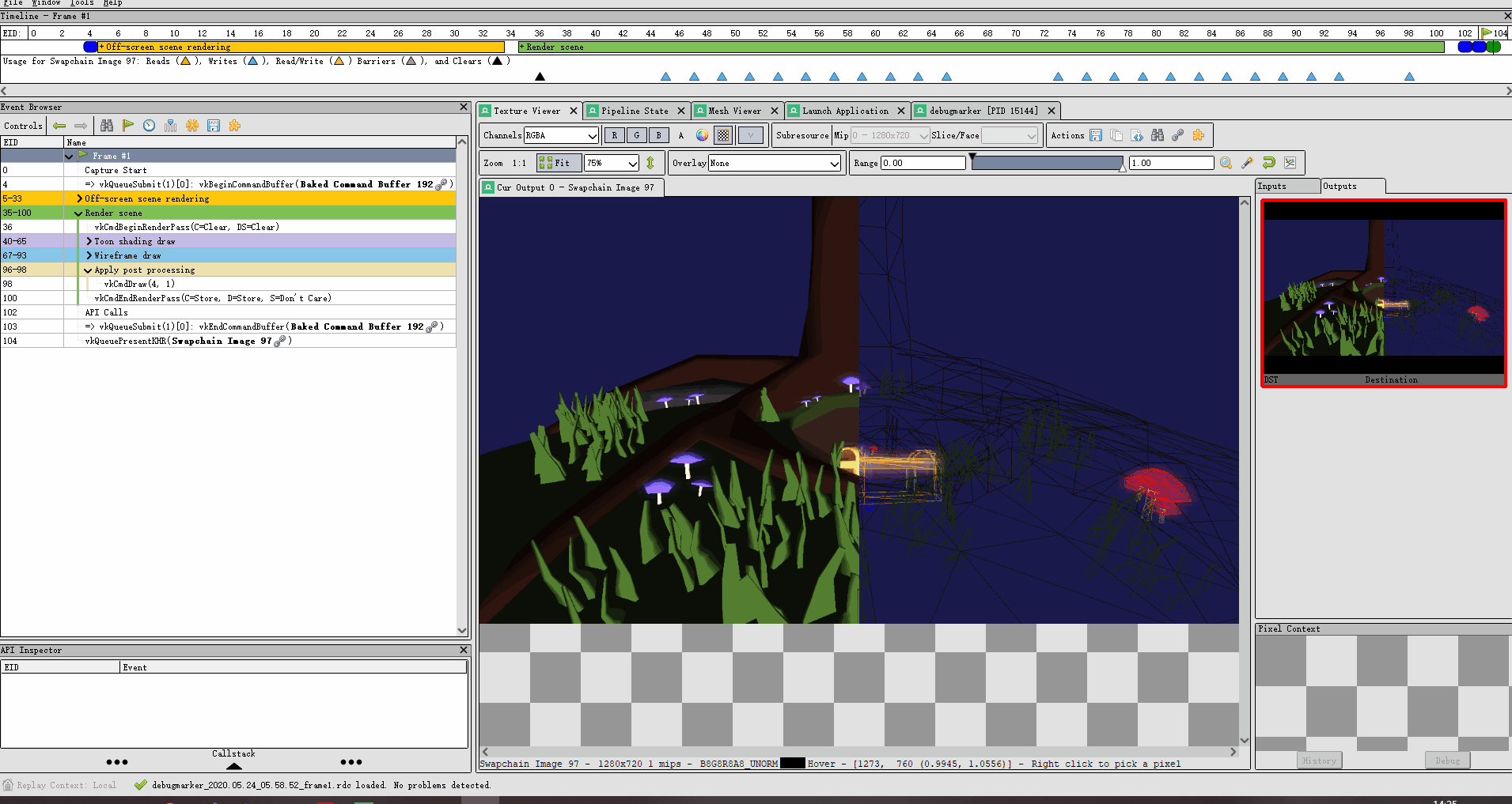 Vulkan_渲染可视化调试(VK_EXT_debug_marker与RenderDoc离线图形调试)_renderdoc 需要扩展 不支持的vk-CSDN博客