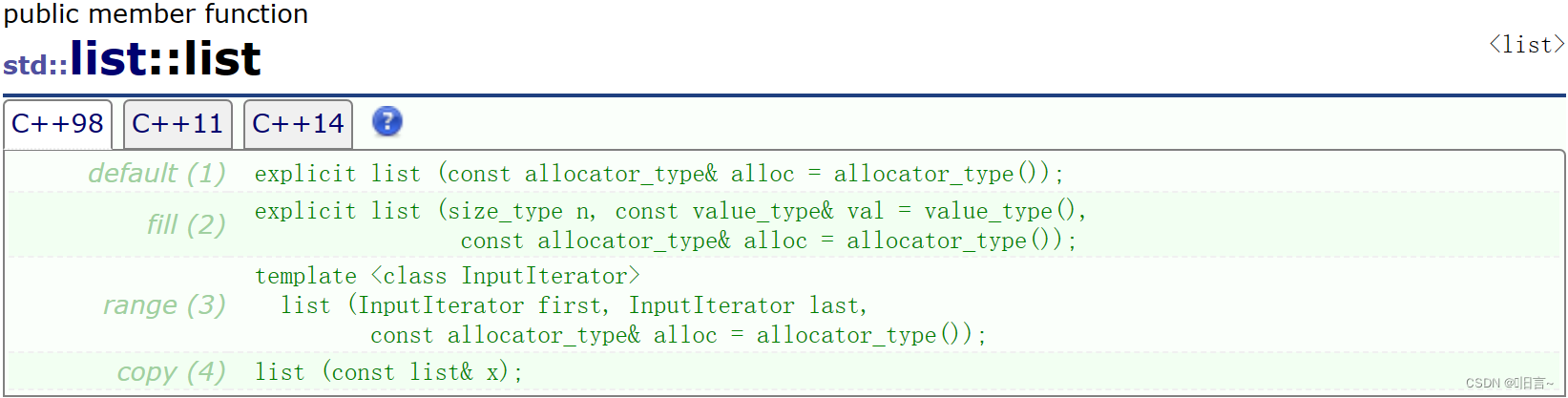 【c++】list详细讲解_list -CSDN博客