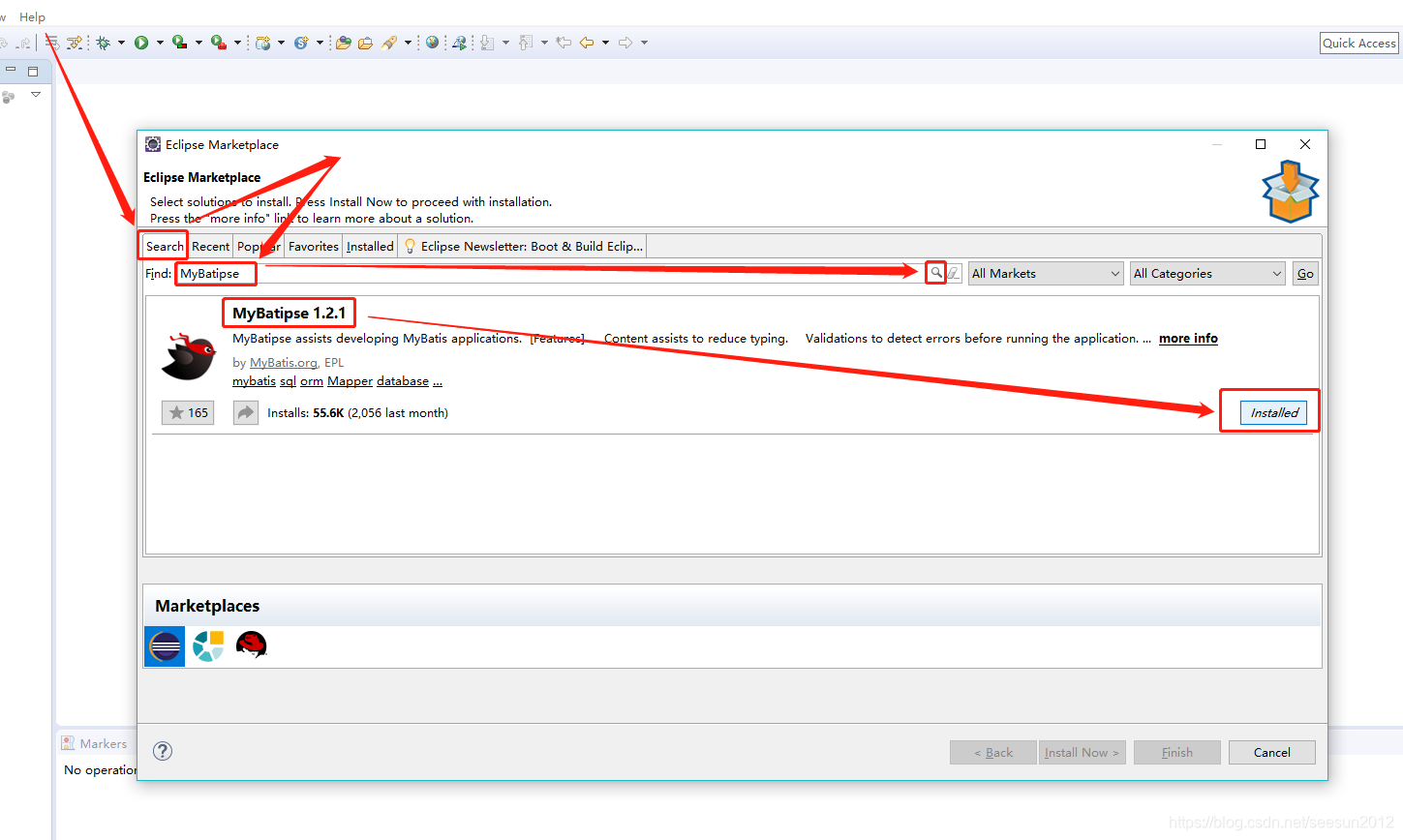 eclipse 通过Dao中的方法，快速定位Mapper.xml位置_eclipse从dao层跳转到xml-CSDN博客