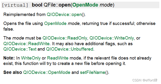 Qt之文件操作 基础详解_qt写文件-CSDN博客