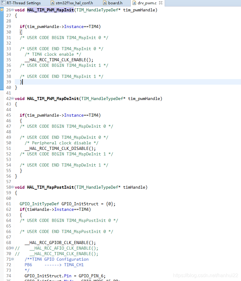 Rt Thread 之 Pwm 设备驱动详细配置过程（血泪经验）rt Thread Pwm Csdn博客