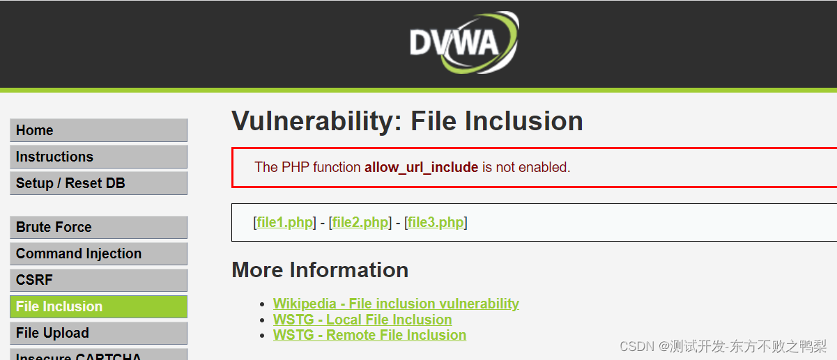 Remote & Local File Inclusion (RFI/LFI)-文件包含漏洞_rfi漏洞-CSDN博客