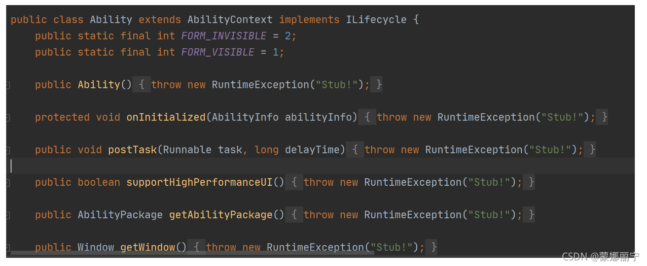 鸿蒙（HarmonyOS）API的源代码哪去了？竟然全抛出异常，原来使用的是虚拟API【建议收藏】_ohos.jar下载-CSDN博客