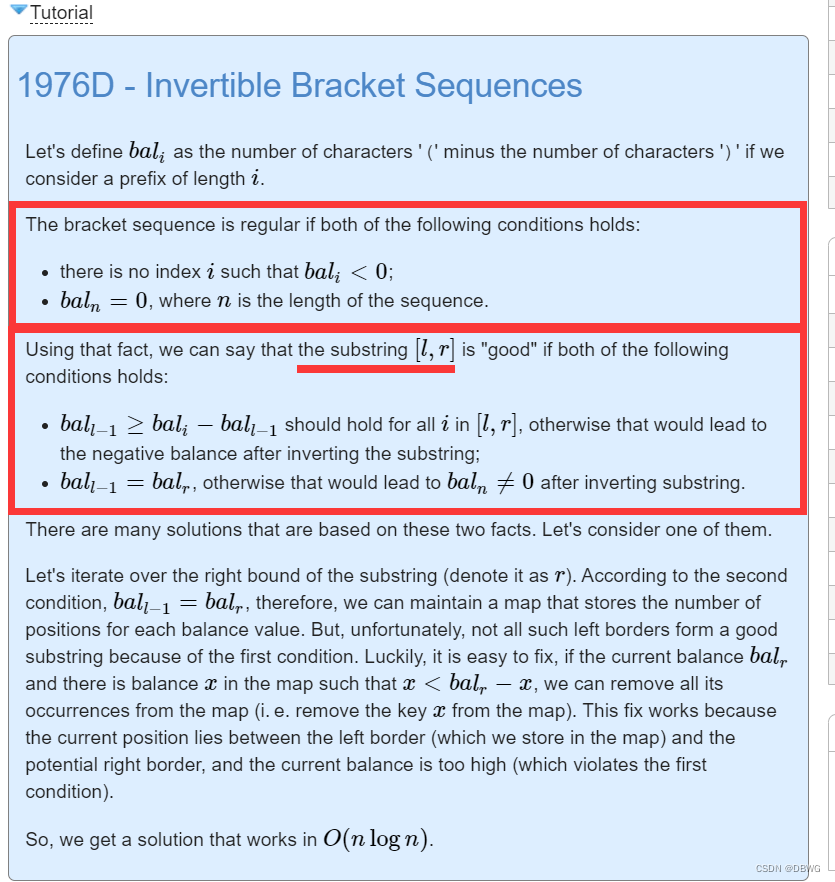 Educational Codeforces Round 166 (Rated for Div. 2)D. Invertible Bracket Sequences 二分+ST表-CSDN博客