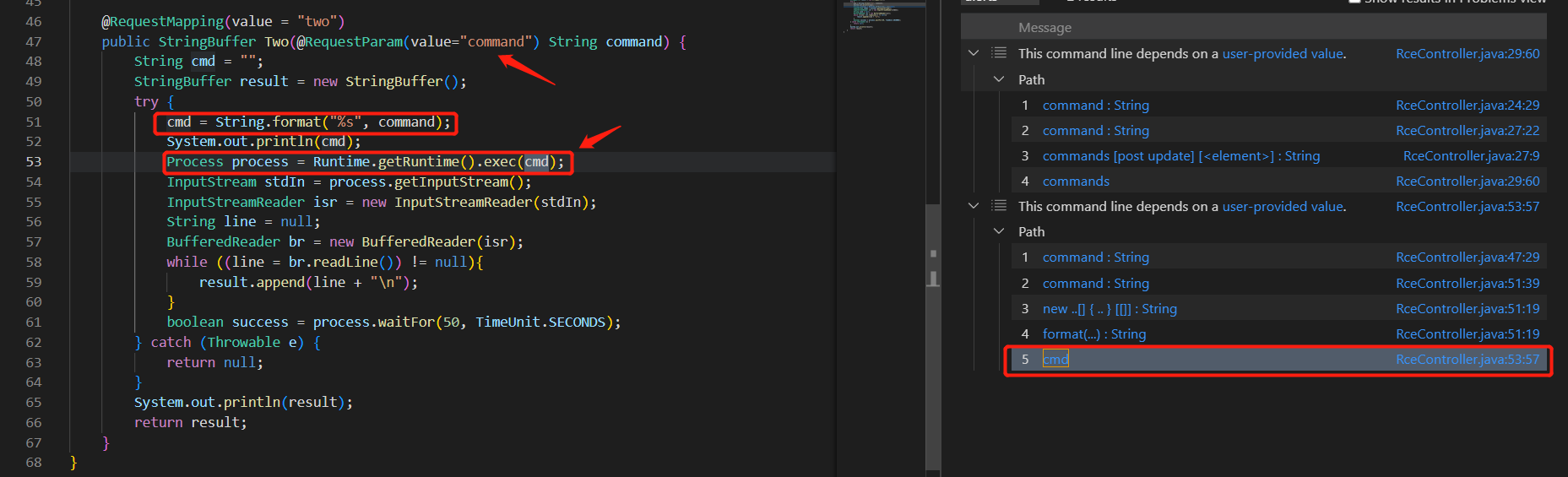 CodeQL代码静态污点分析引擎排查漏洞模式_codeql查找反序列化漏洞-CSDN博客