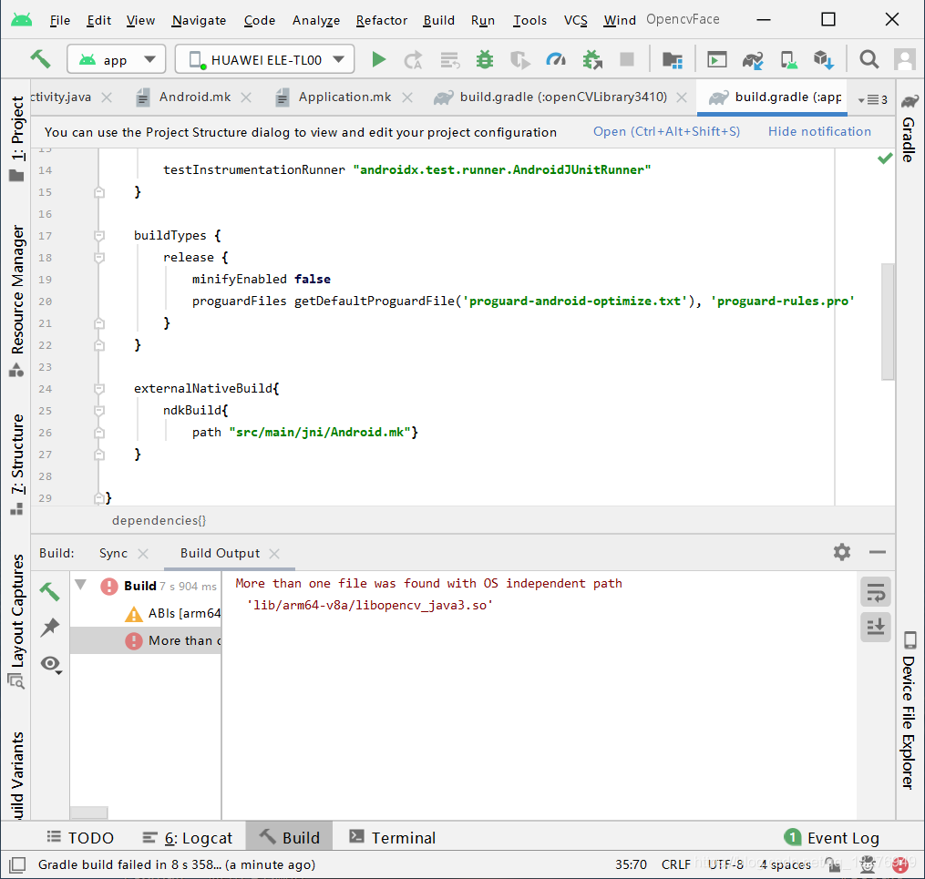 android人脸检测开发——基于opencv实现——More than one file was found with OS independent path_com.mv.nfe-CSDN博客