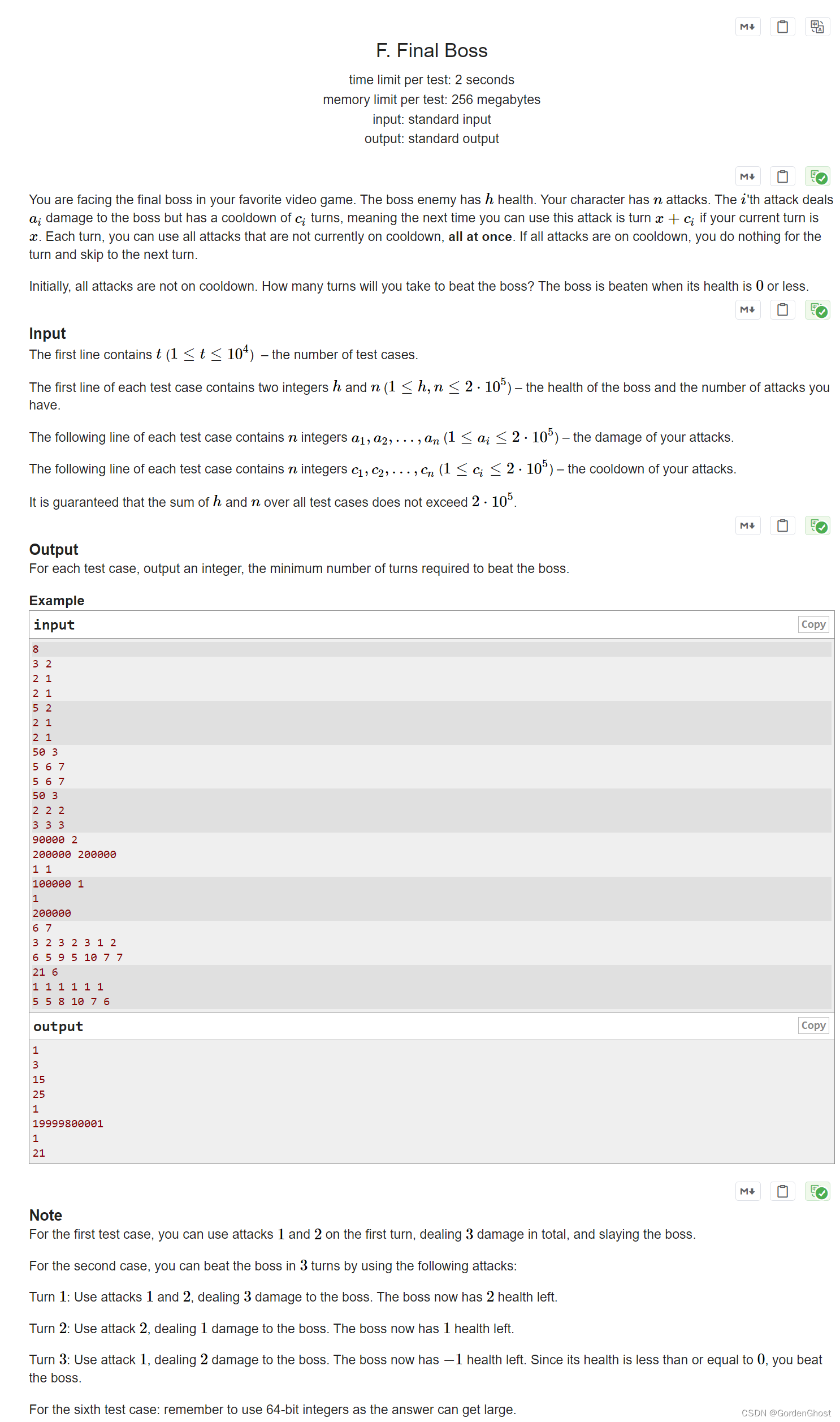 Final Boss（Round 952）_codeforces final boss-CSDN博客