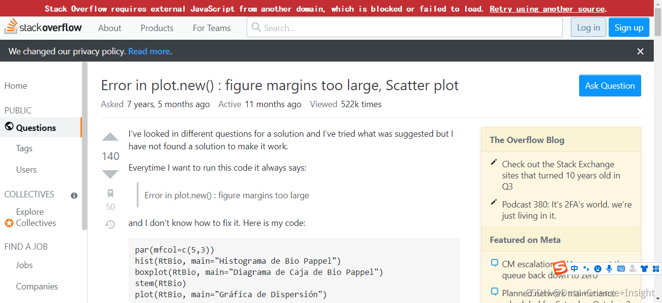 Error in plot.new() : figure margins too large-CSDN博客