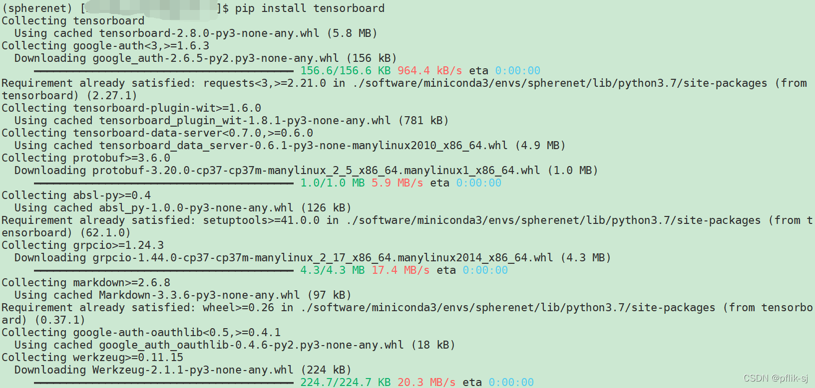 ModuleNotFoundError: No module named ‘tensorboard‘_modulenotfounderror: no module named ...