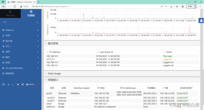 Linux初学者辅助工具-Webmin与平平无奇的KVM控制面板-Cloudmin_webmin默认账号密码-CSDN博客