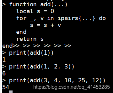 Lua:07---Lua函数：函数语法、多返回值、可变长参数(table.pack()、select())、table.unpack()、尾 ...