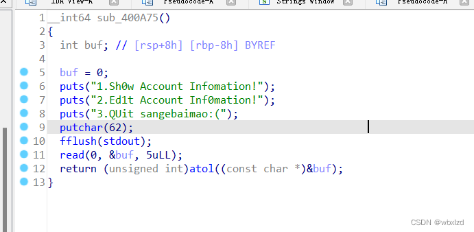 pwn-格式化字符串的刷题记录（未完待续）_pwn { return strlen(&buf) == 'y' && buf == 'd' &&-CSDN博客