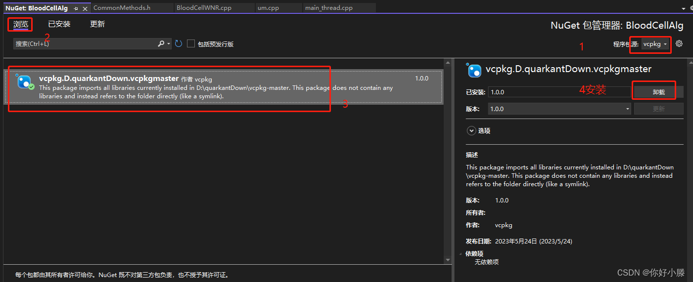 Vs2022中安装vcpkg来使用第三方库gnuplot Matplot，实现简单绘图功能，数据分析vs2022 Vcpkg Csdn博客