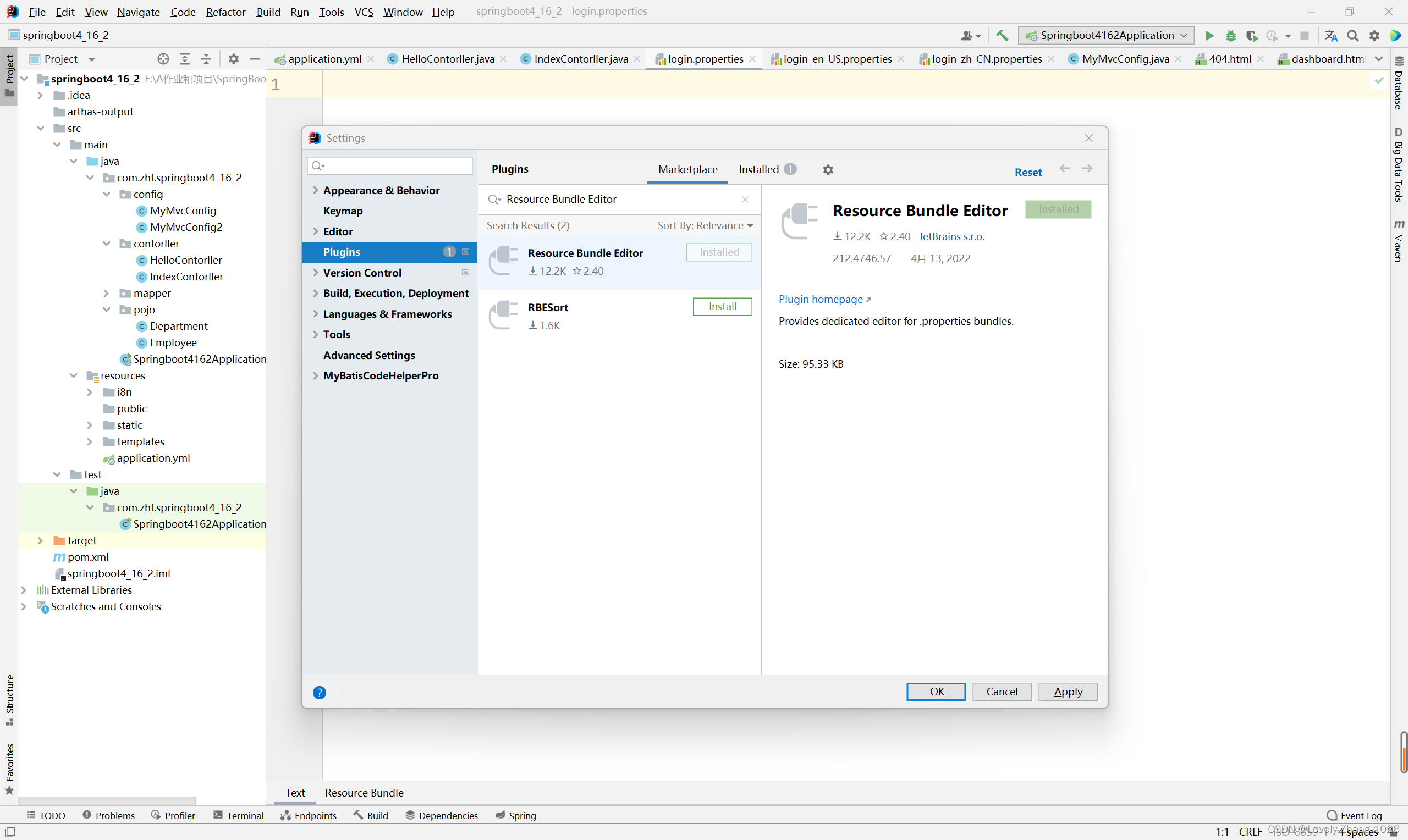 idea 2021.2 中使用springboot 国际化 Resource Bundle不显示问题_resource bundle editor' plugin provides ...