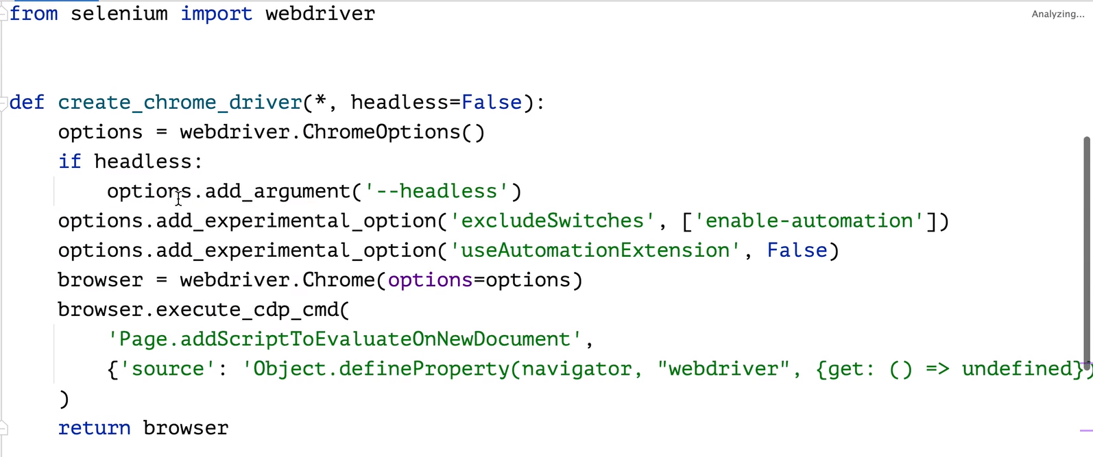 selenium反反扒写法_selenium navigate反扒-CSDN博客