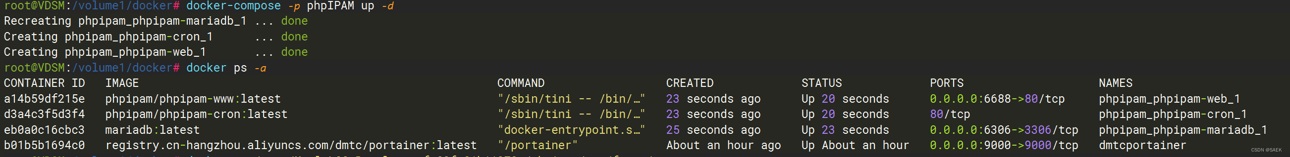 群晖DSM Docker部署PHPIPAM_群晖docker中部署php网站-CSDN博客