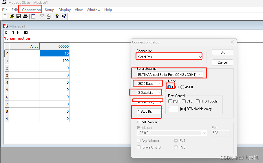 C Modbus通信从入门到精通（11）——调试软件modbus Slave和modbus Poll的使用c Modbus通信从入门到精通 Csdn专栏