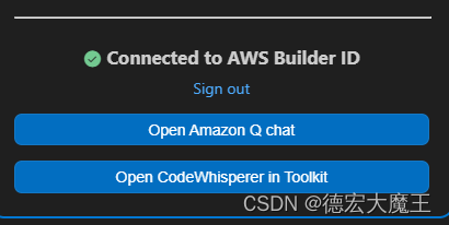 【亚马逊云科技】使用Vscode Amazon-Q完成GUI界面粉笔脚本开发_you haven't enabled amazon q in vscode-CSDN博客