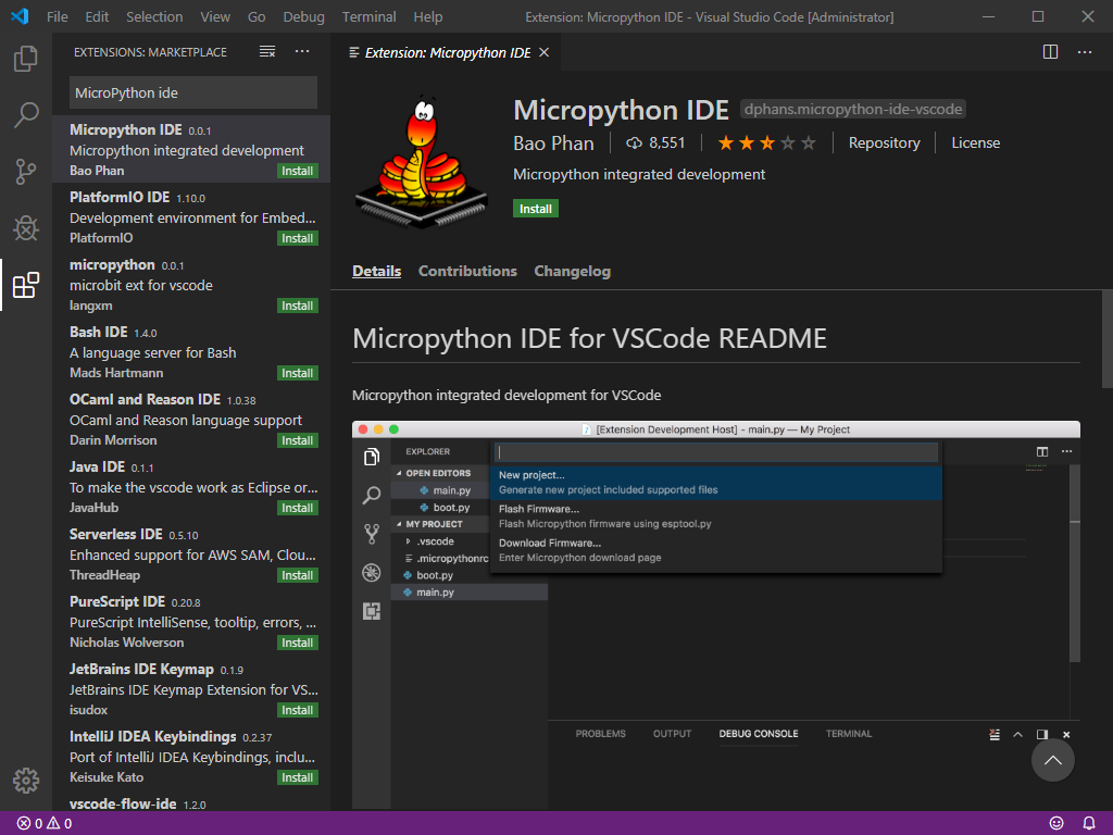 micropython开发环境_Windows下配置用于VS Code的Micropython编程环境-CSDN博客