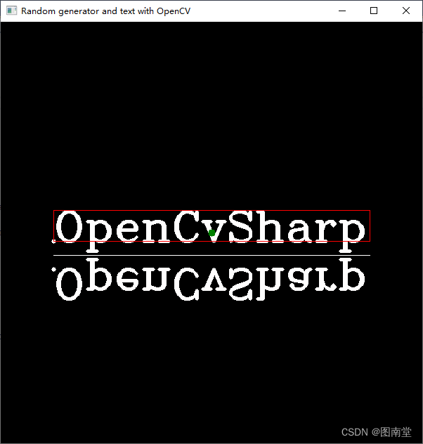 OpenCvSharp学习笔记10--随机数和绘制文本(RNG、PutText、GetTextSize)_opencvsharp puttext-CSDN博客