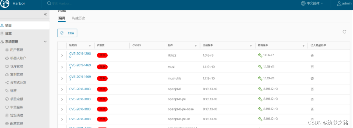 harbor+trivy的安装使用——筑梦之路_trivy搭建-CSDN博客