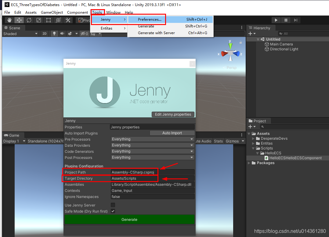 Unity ECS 之 Entitas 的简单介绍，插件下载、导入，和简单使用（一篇文入门搞懂ECS是什么）_unity entities-CSDN博客
