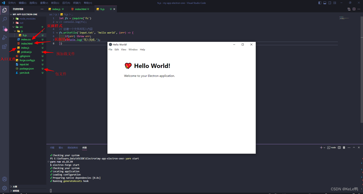 Electron最新学习笔记整理（最新前端技术，桌面应用程序教程）electron开发笔记 Csdn博客