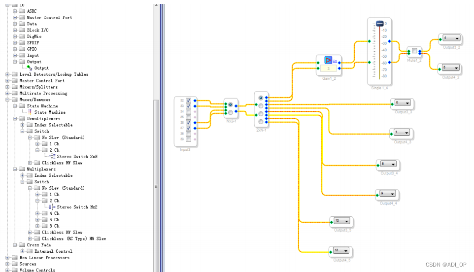 ADAU1467的开发详解四：基础例程讲解（32个入门例程）_adau1452的延时模块如何确定延时参数-CSDN博客