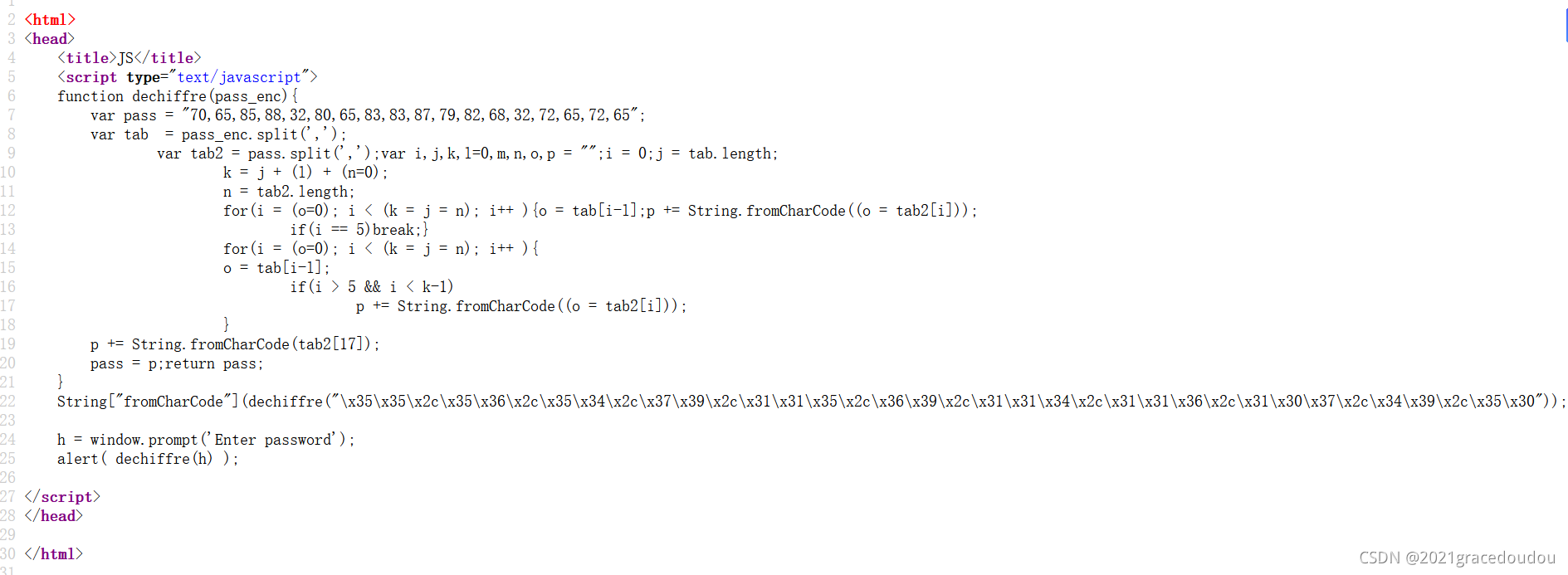ctf-攻防世界-web：simple_js_ctf simple js-CSDN博客