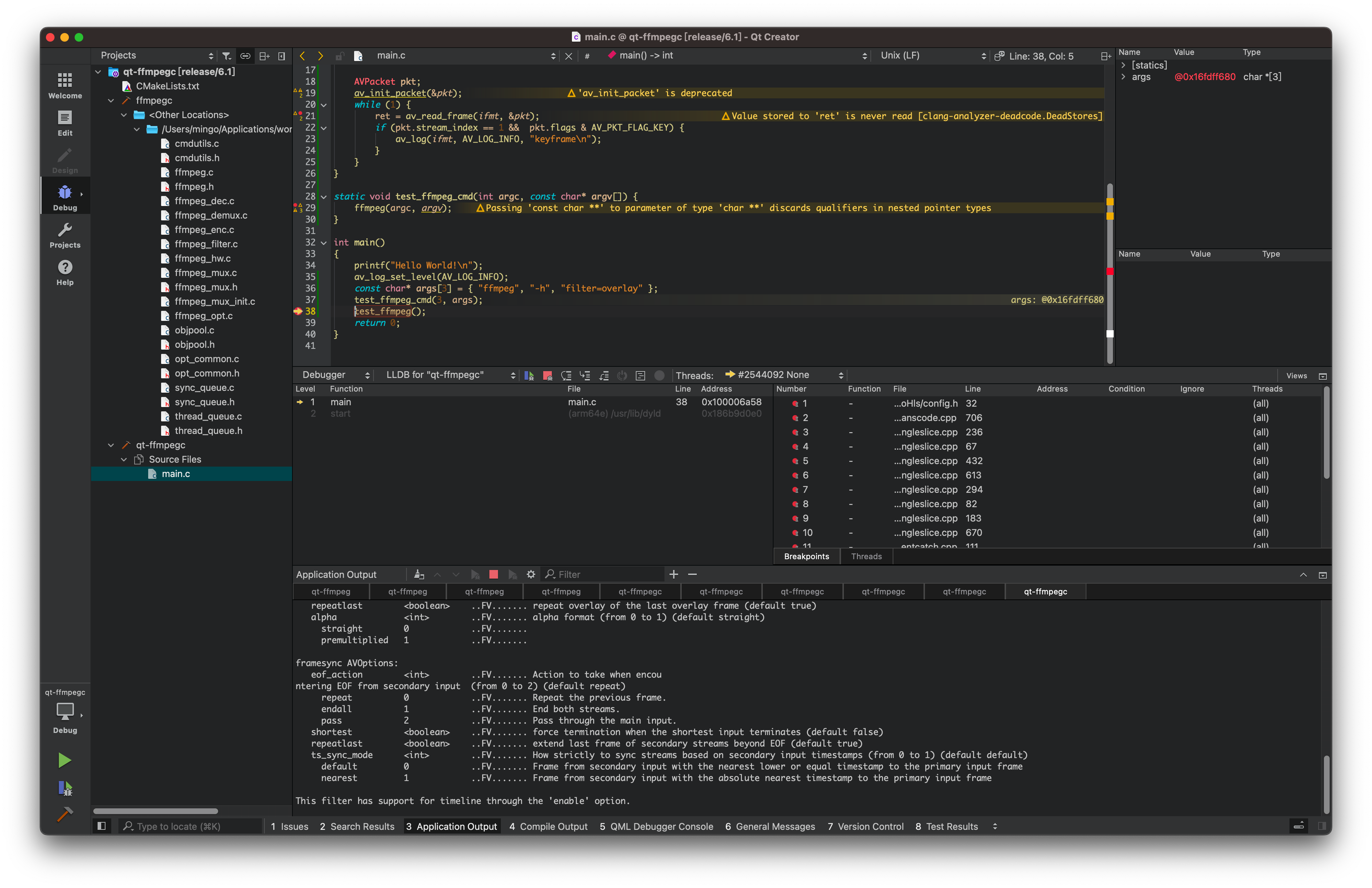 macOS上使用qt creator编译调试ffmpeg.c_qt ffmpeg macos-CSDN博客