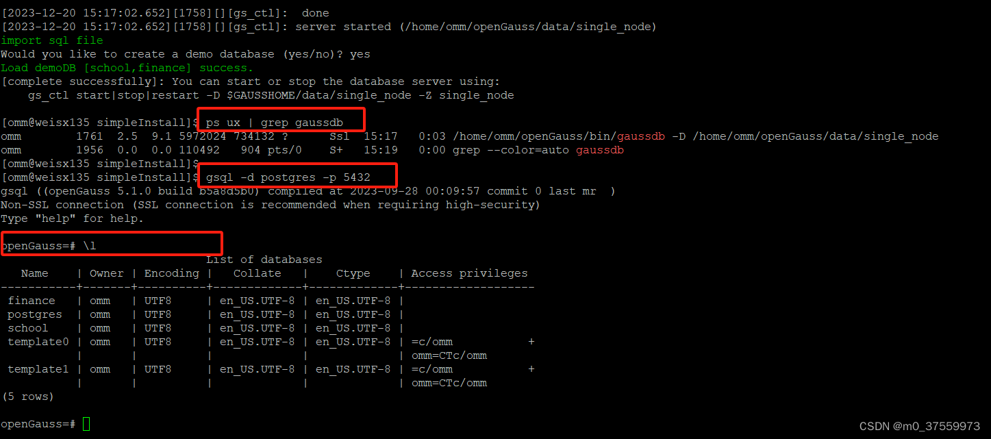 openGauss：极简版安装-CSDN博客