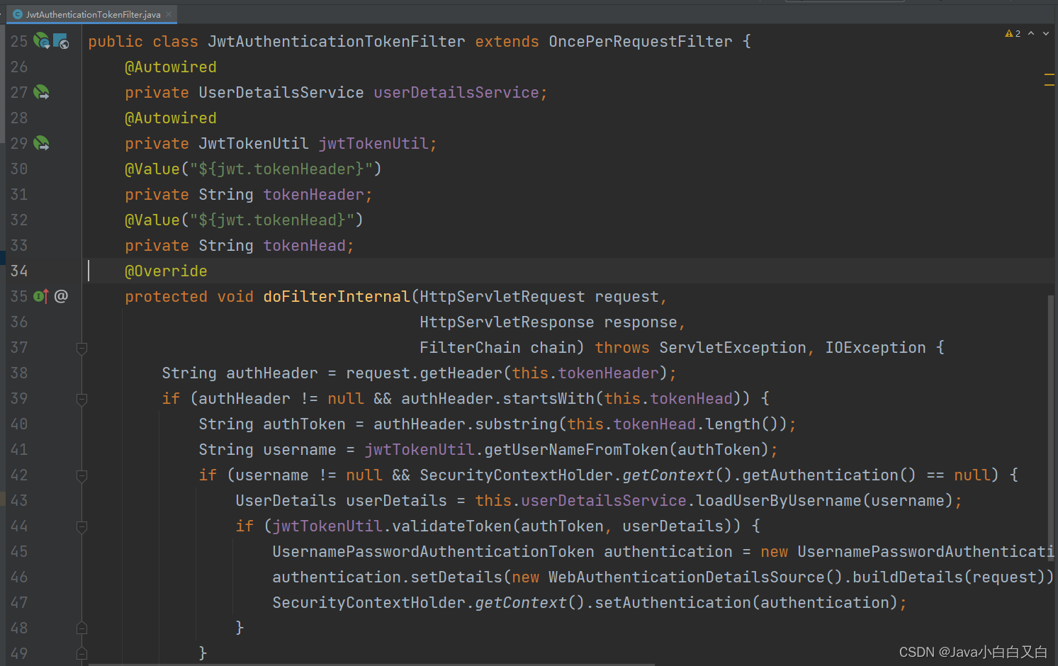 单体架构下的认证授权方案 - SpringSecurity + JWT_单体项目jwt-CSDN博客