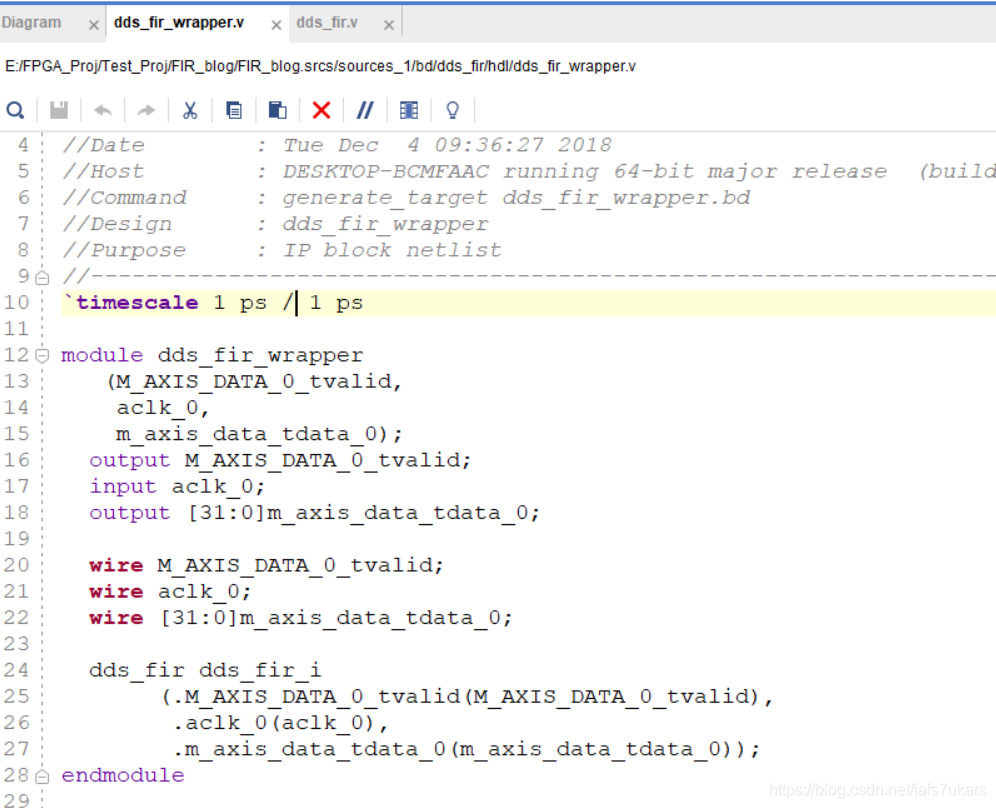 Vivado2018.2联合Matlab的FIR滤波器设计与仿真_coefficient structure inferred-CSDN博客