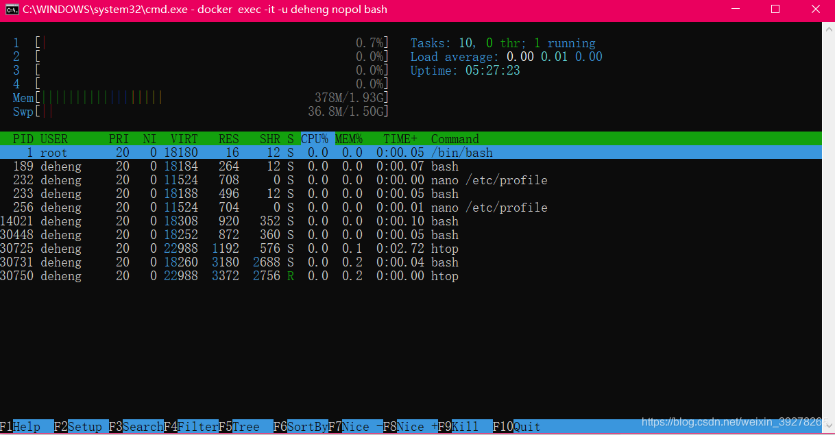 ubuntu进程监视器htop 介绍 + 如何清除内存（缓存）_htop 内存 黄色-CSDN博客