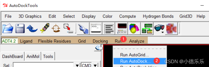 AutoDock分子对接教程 小分子对接 AutoGrid和AutoDock并实现分子对接 分子对接软件（亲测有效）-CSDN博客