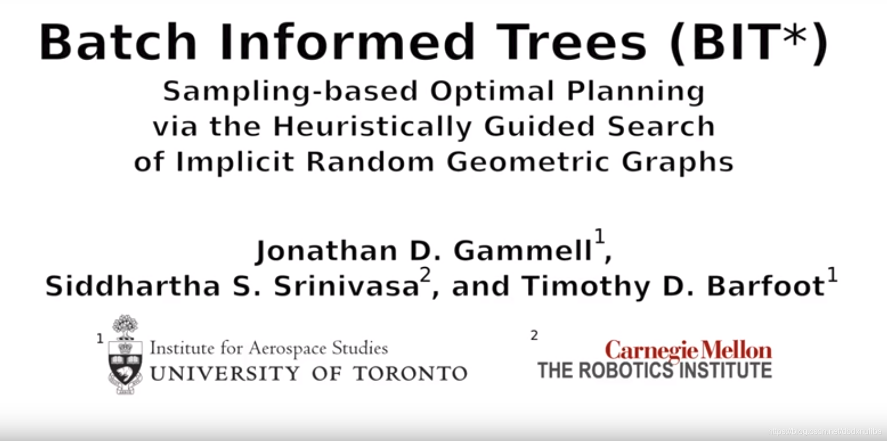BIT* Sampling-based Optimal Planning via the Heuristically Guided Search of Implicit Random_bit ...