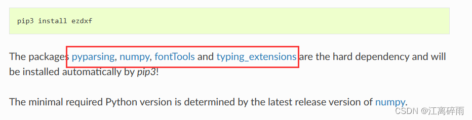 python使用ezdxf库时报错fontTools.ttLib.TTLibError: Not a TrueType or OpenType font (bad sfntVersion ...