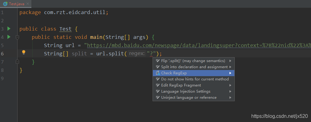 IntelliJ IDEA 正则 Regexp 辅助功能_idea regex-CSDN博客