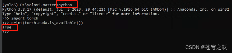 安装启动yolo5教程_yolov5安装-CSDN博客