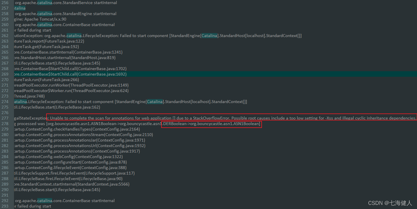 编码踩坑——Tomcat启动异常 bcprov-jdk15on循环依赖问题-CSDN博客