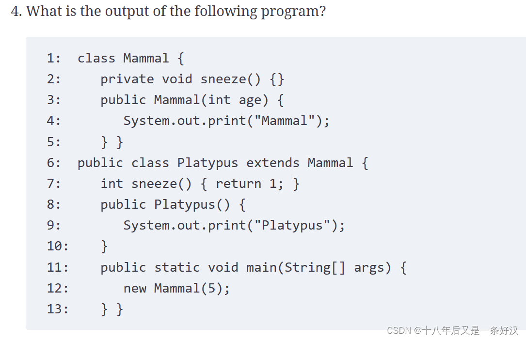 OCP Java17 SE Developers 复习题06_ocp java17 se developers 复习题6-CSDN博客