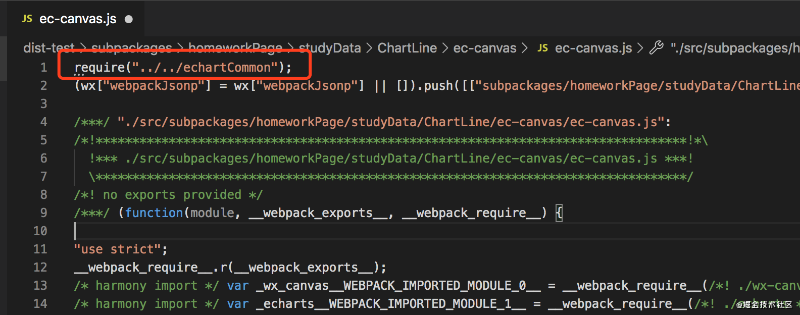 教你解决Taro微信小程序中使用Echarts体积过大的问题_小程序 echarts 大-CSDN博客