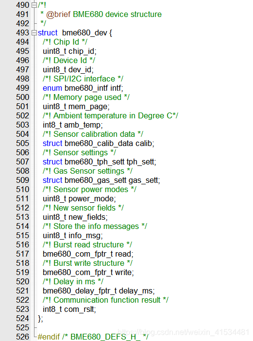 毕业设计--2020.02.13-----基于Stm32F407的 BME680传感器库函数的迁移_stm32 iic 读取bme680-CSDN博客