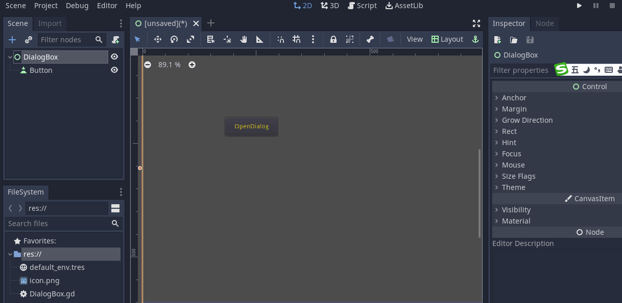 Godot 实现对话框功能-CSDN博客