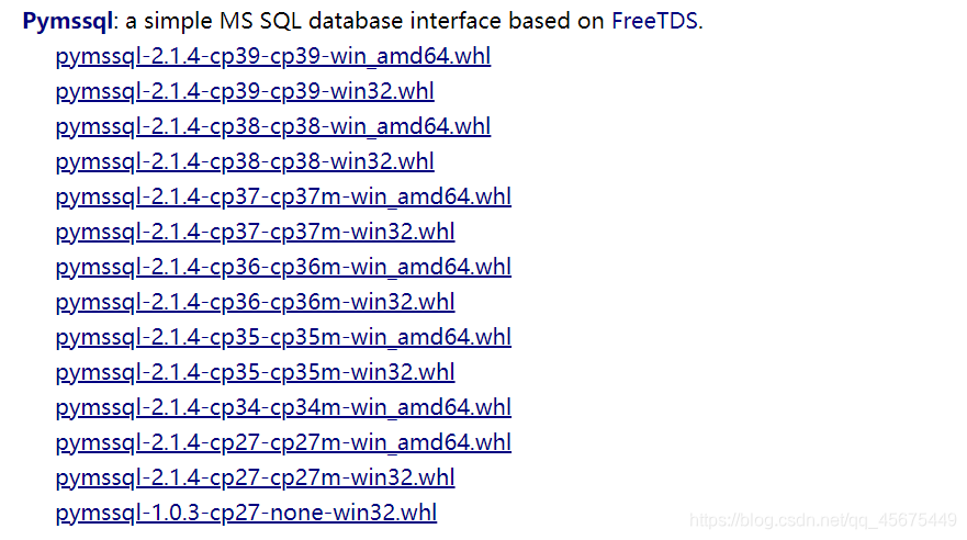 Windows下安装pymssql 常见错误及解决方法_pymssql安装失败-CSDN博客