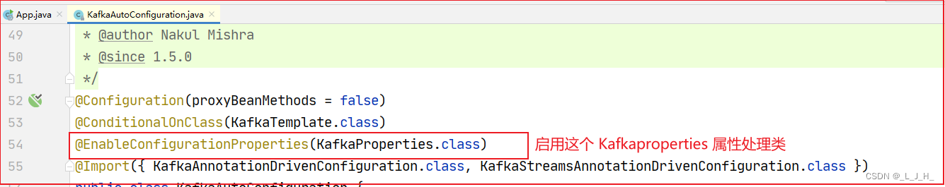 16、Kafka ------ SpringBoot 整合 Kafka （配置 Kafka 属性 及对应的 属性处理类 解析）_springboot 连接 kafka-CSDN博客